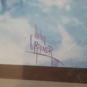 julia crainer and R. Parker | Art | 3 Paintings Of Flower Gardens 919 ...